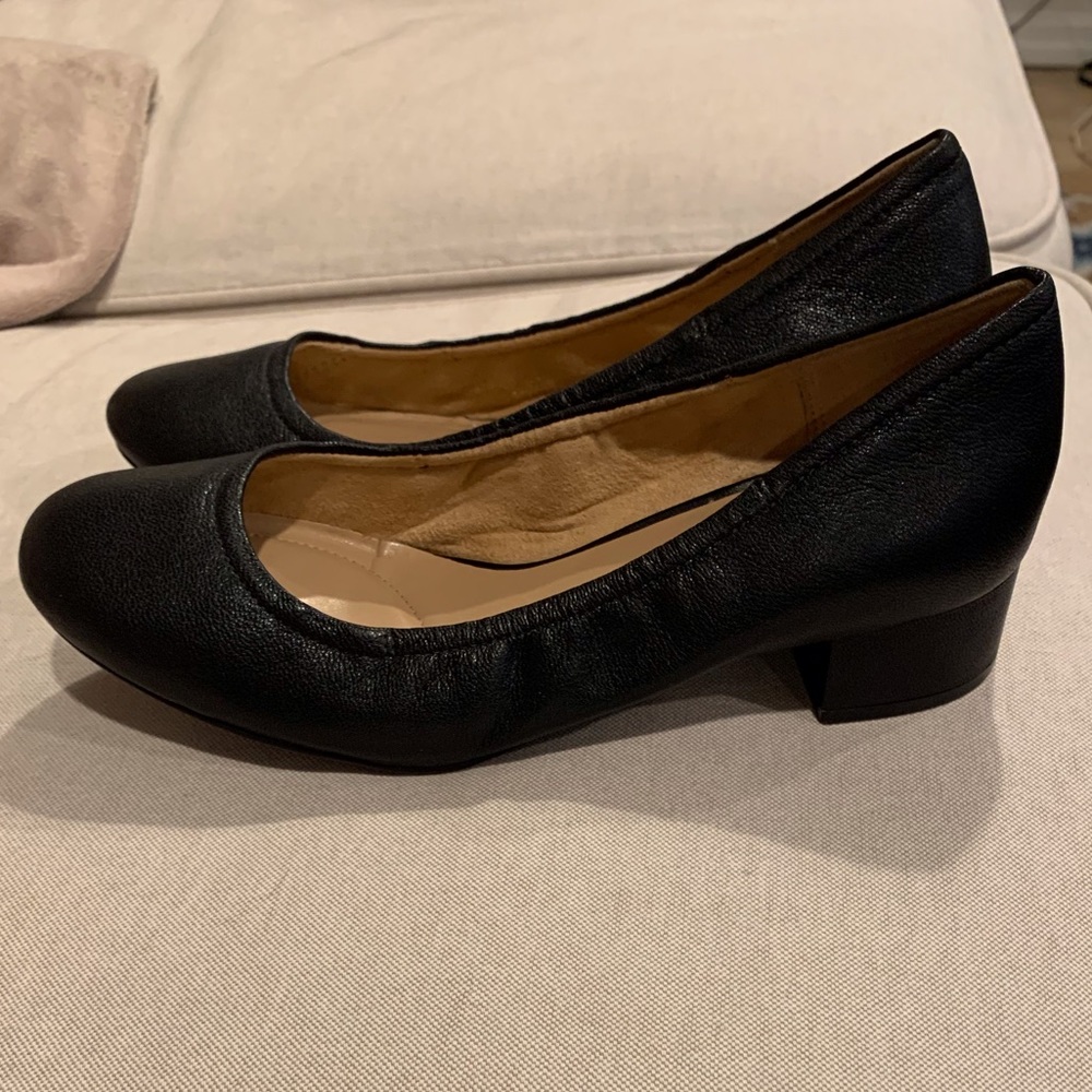 New Naturalizer Adeline Block Heel Ballet Shoes - Gem